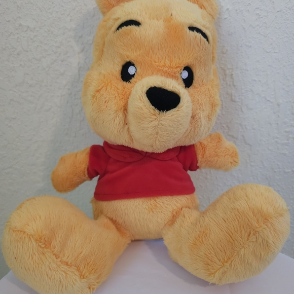 Disney | Toys | Disney Parks Authentic Winnie The Pooh Big Feet Plush 3 ...
